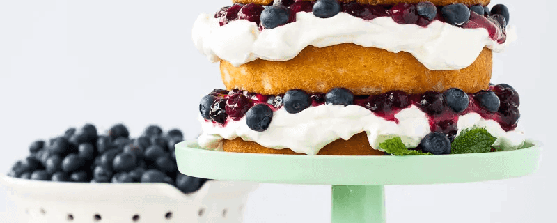 Blueberry Shortcake Cake | Forked