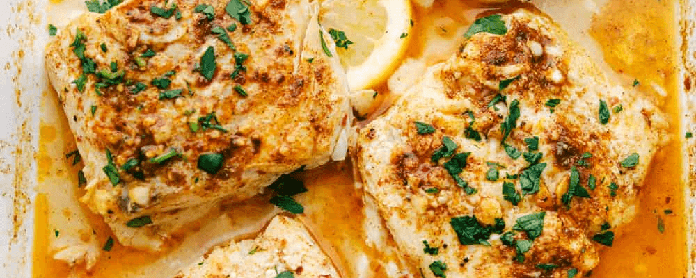 Baked Cajun Garlic Butter Cod | Forked